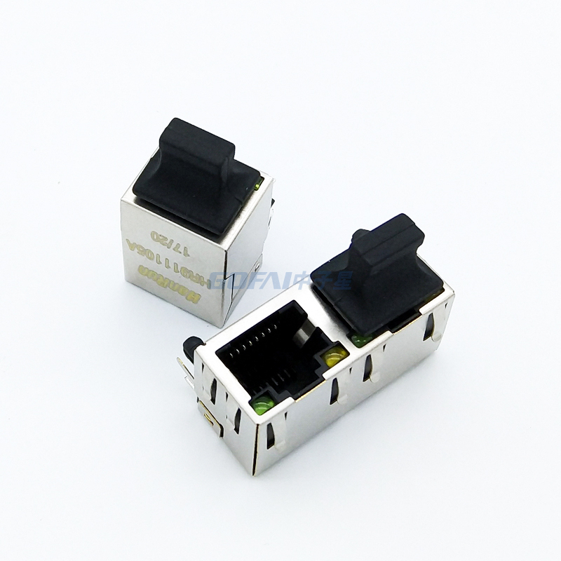 Ethernet Hub Port RJ45 Female Port Rubber Protector Cap Dust Plug with ...