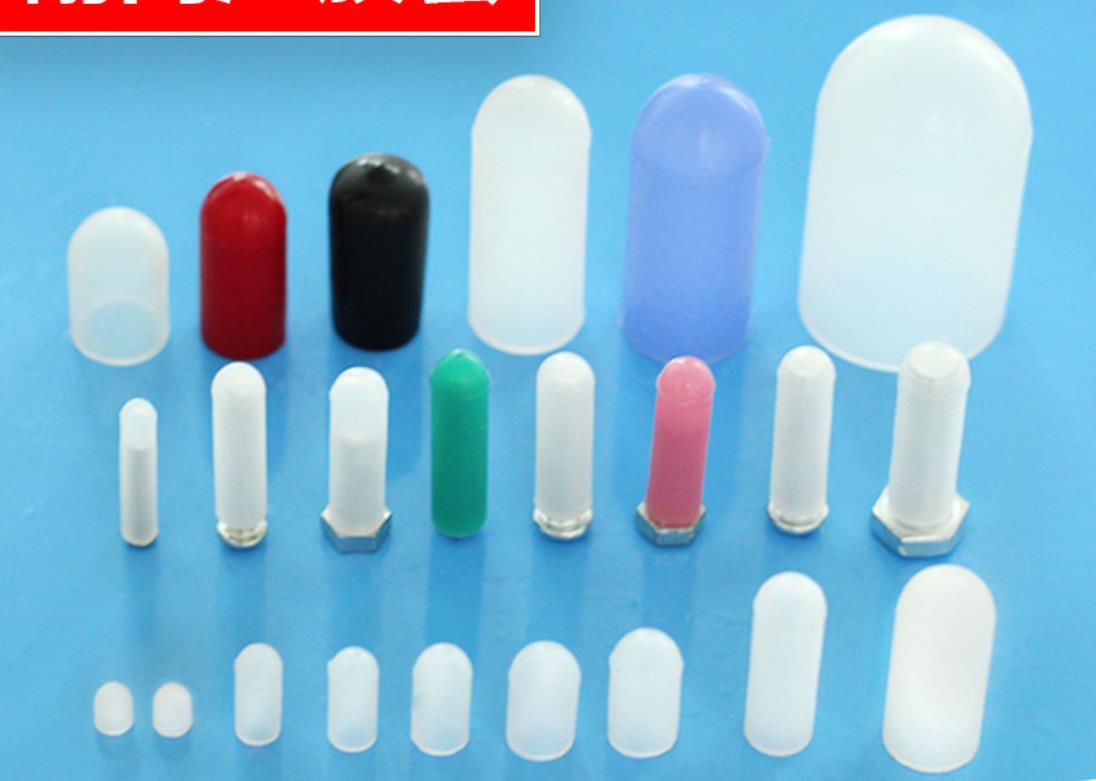 High Temperature Resistance Silicone Cap Threaded Bolt Rubber Cover ...