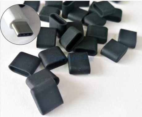 Male Type C USB Cable Dust Cap Cover - Buy type c usb dust cap, type c ...