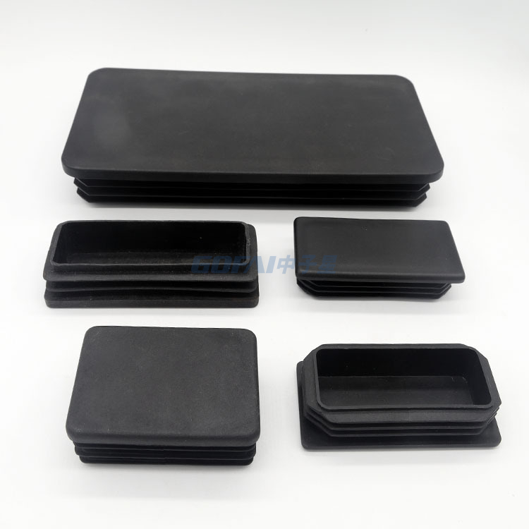 Plastic Rectangular Pipe End Caps Tubing Insert Plugs - Buy Plastic ...